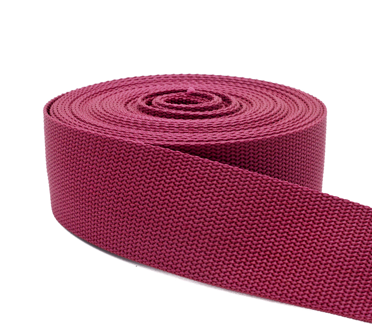2 Inch Burgundy Polypropylene Webbing - 2" Heavy Weight Polypro Strap – Webbing Plus