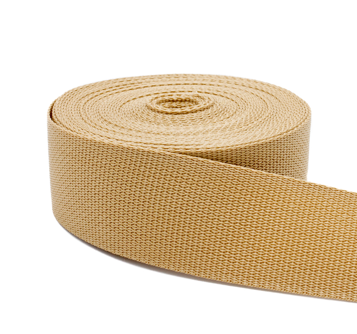 2 Inch Beige Polypropylene Webbing - 2" Light Weight Polypro Strap ...