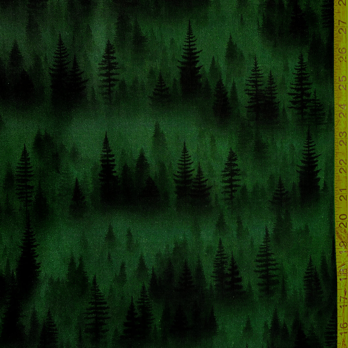 Winter Evergreen Trees - Timeless Treasures – Webbing Plus
