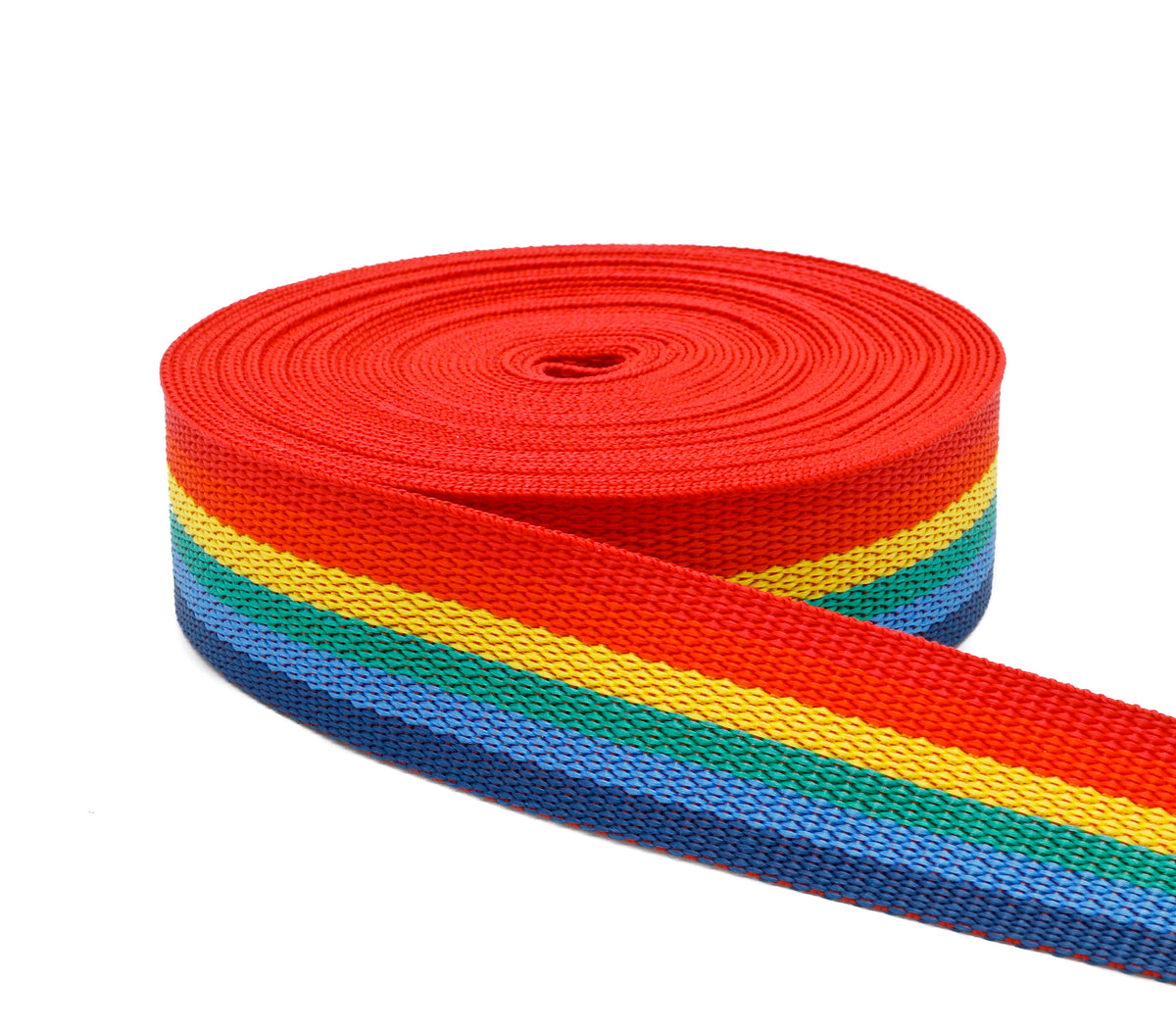 1.5 Inch Rainbow Polypropylene Webbing - 1.5" Light Weight Polypro Str ...