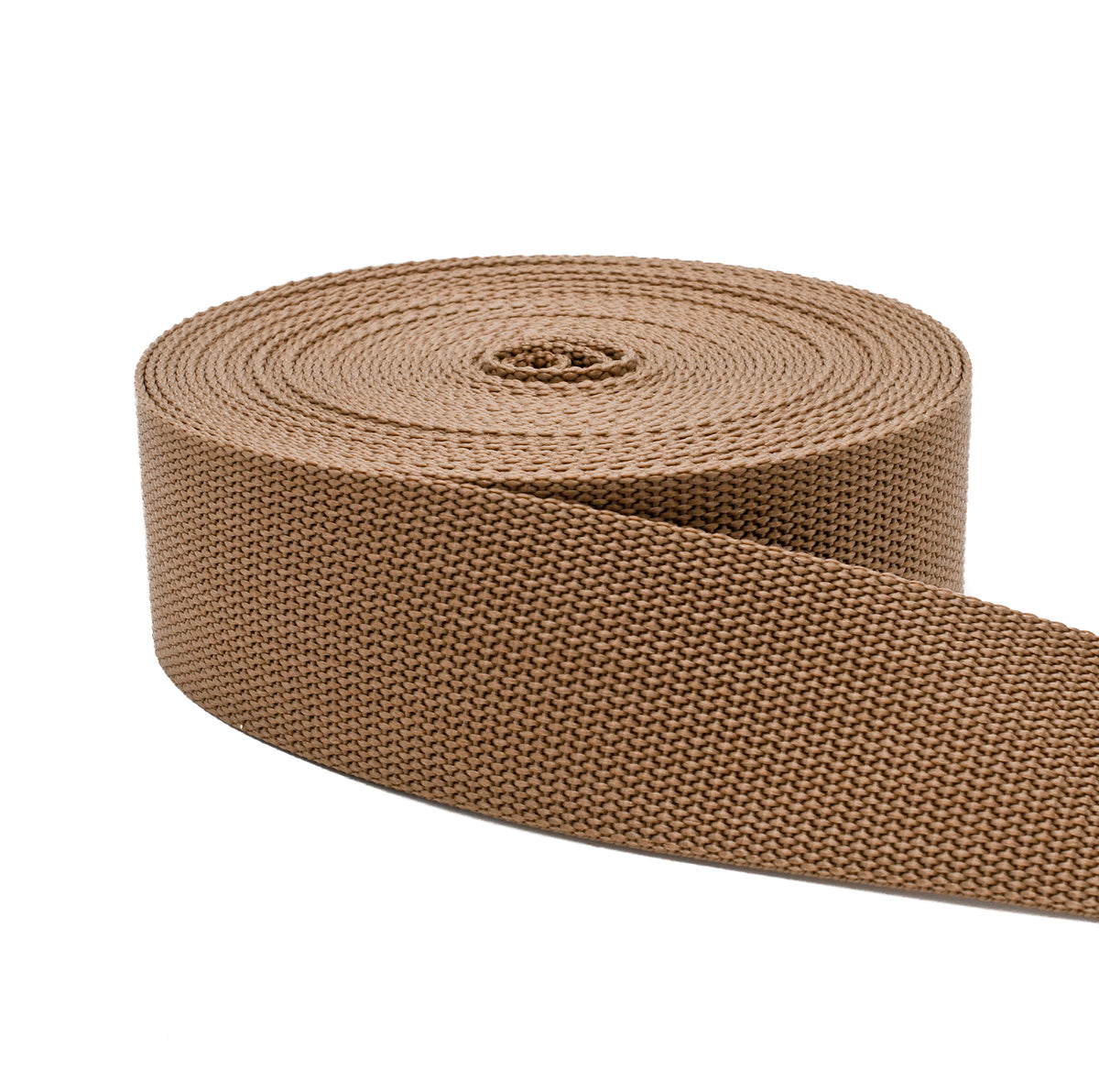 2 Inch Tan Polypropylene Webbing - 2" Heavy Weight Polypro Strap ...