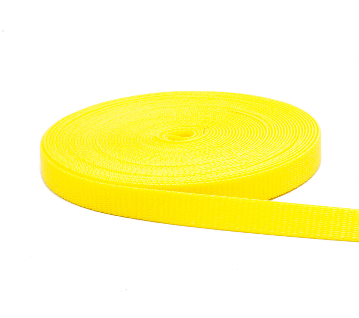 3/8 Inch Yellow Nylon Webbing - Medium Weight Nylon – Webbing Plus
