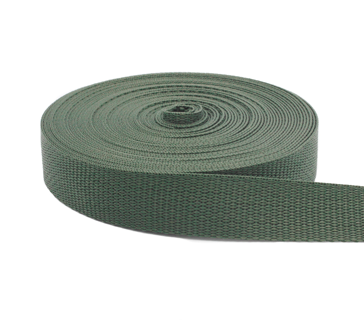 3/4 Inch Olive Polypropylene Webbing - 3/4" Light Weight Polypro Strap ...