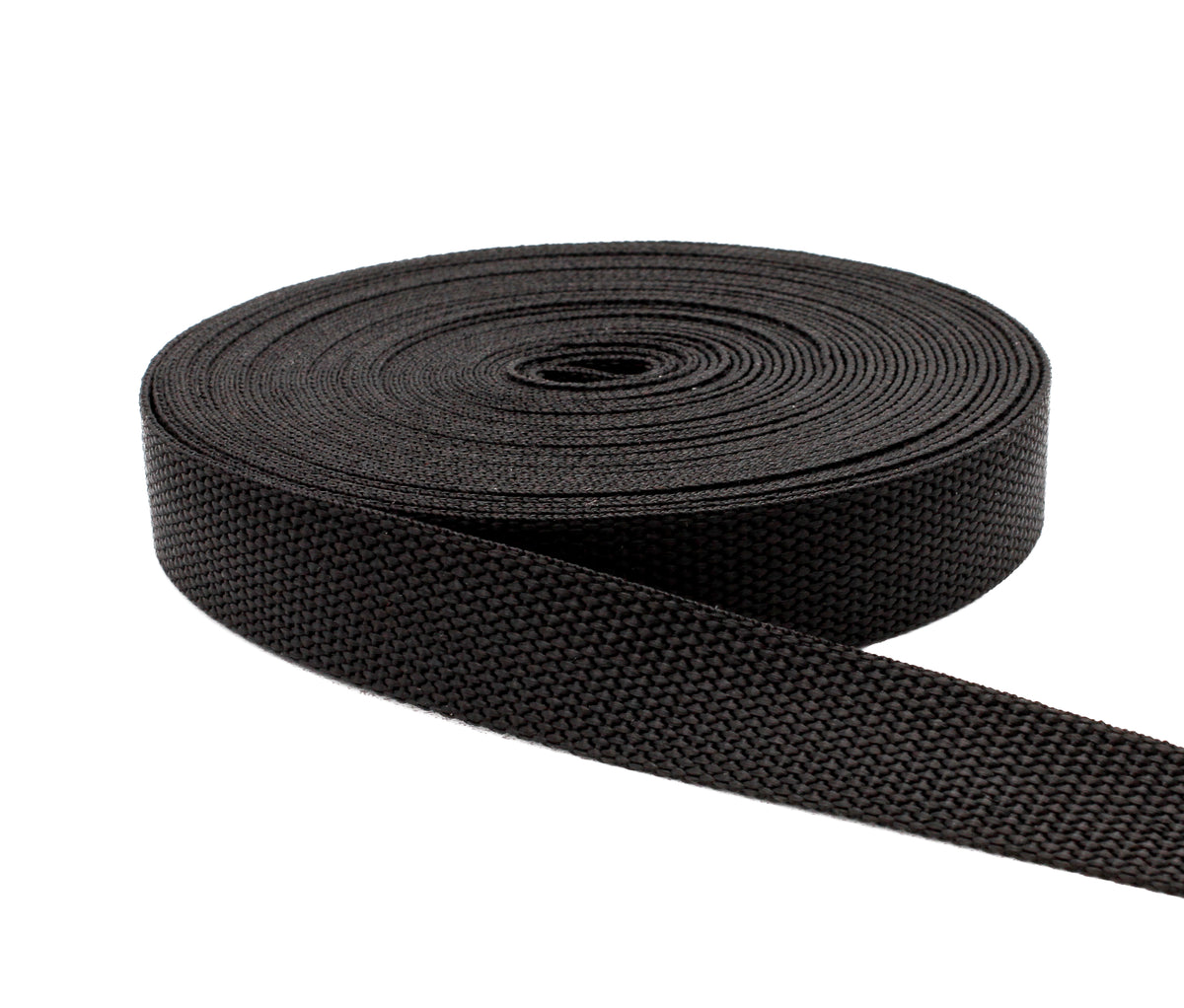 3/4 Inch Black Polypropylene Webbing - 3/4" Heavy Weight Polypro Strap ...
