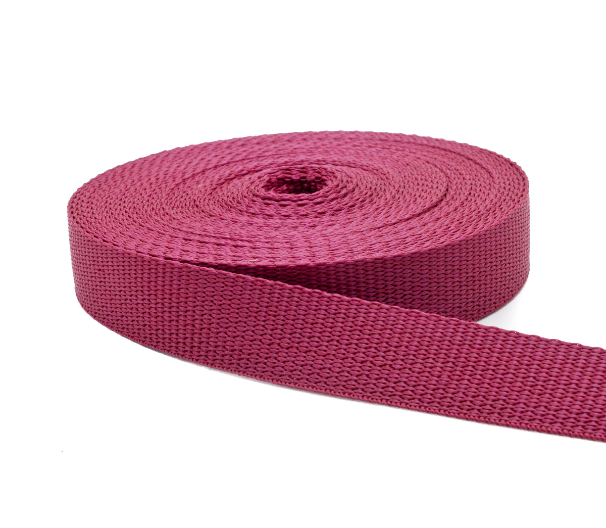 3/4 Inch Burgundy Polypropylene Webbing - 3/4" Light Weight Polypro St ...