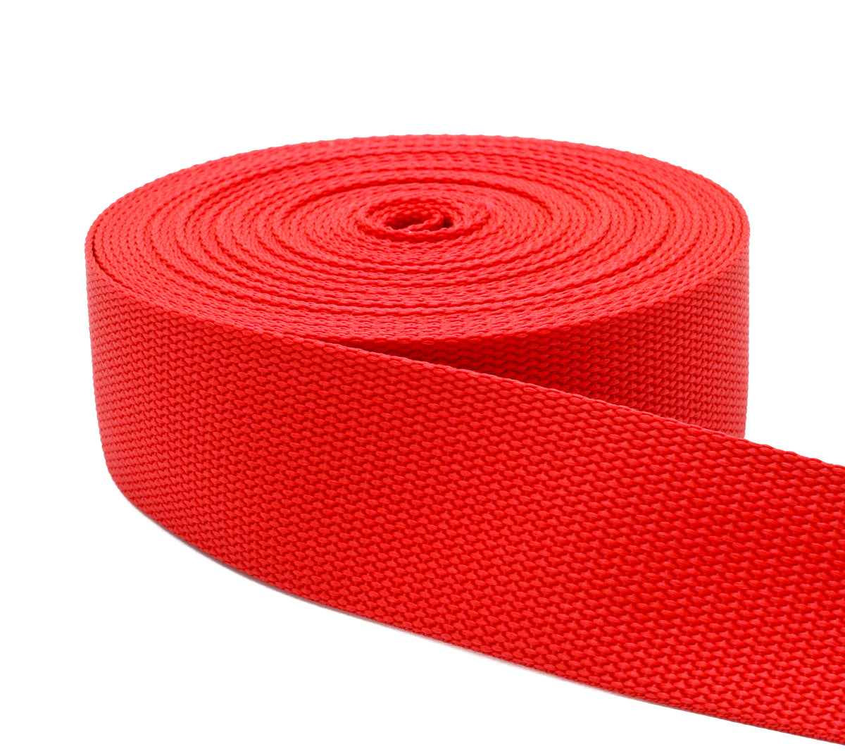 2 Inch Red Polypropylene Webbing - 2" Heavy Weight Polypro Strap ...