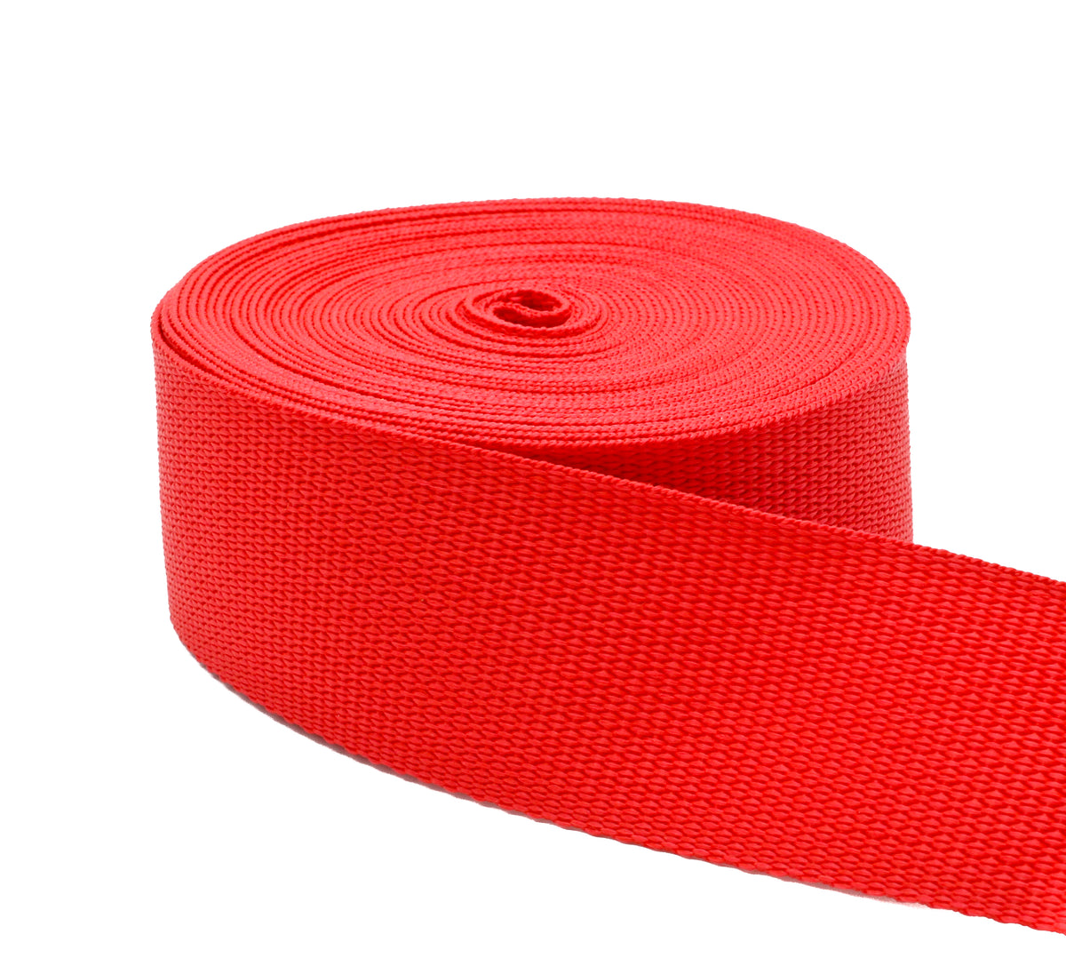 2 Inch Red Polypropylene Webbing - 2" Light Weight Polypro Strap ...
