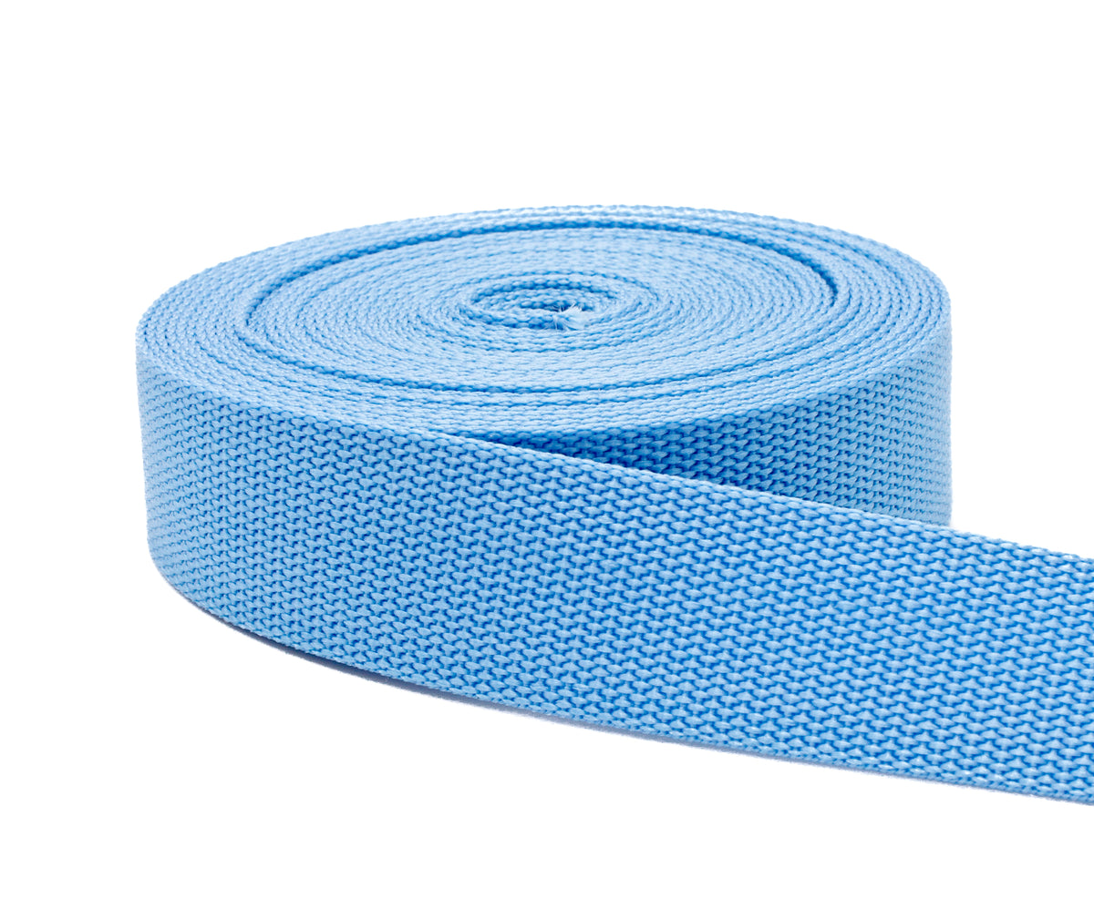 1.5 Inch Sky Blue Polypropylene Webbing - 1.5" Heavy Weight Polypro St ...