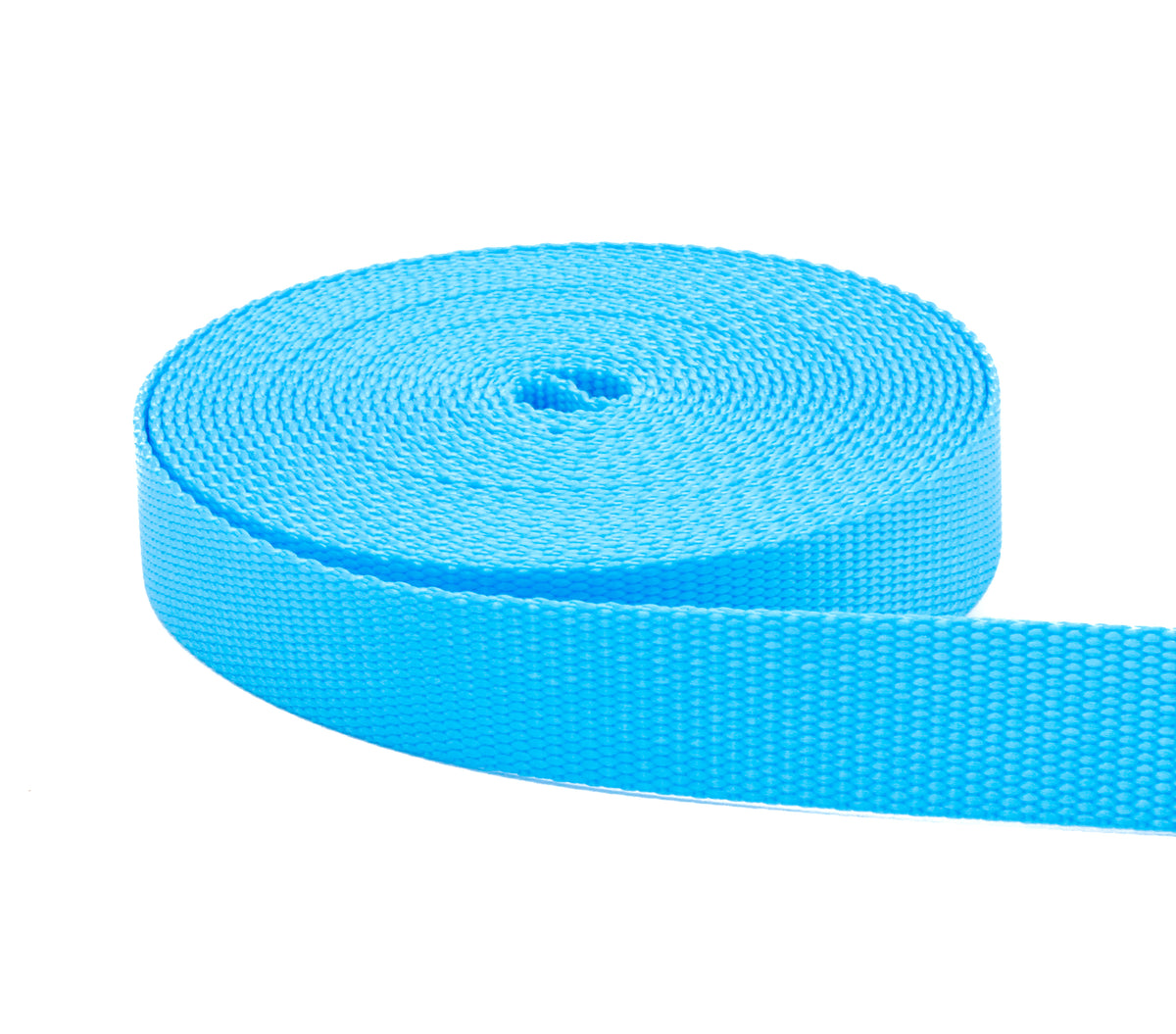 1 Inch Turquoise Nylon Webbing - Medium Weight Nylon – Webbing Plus