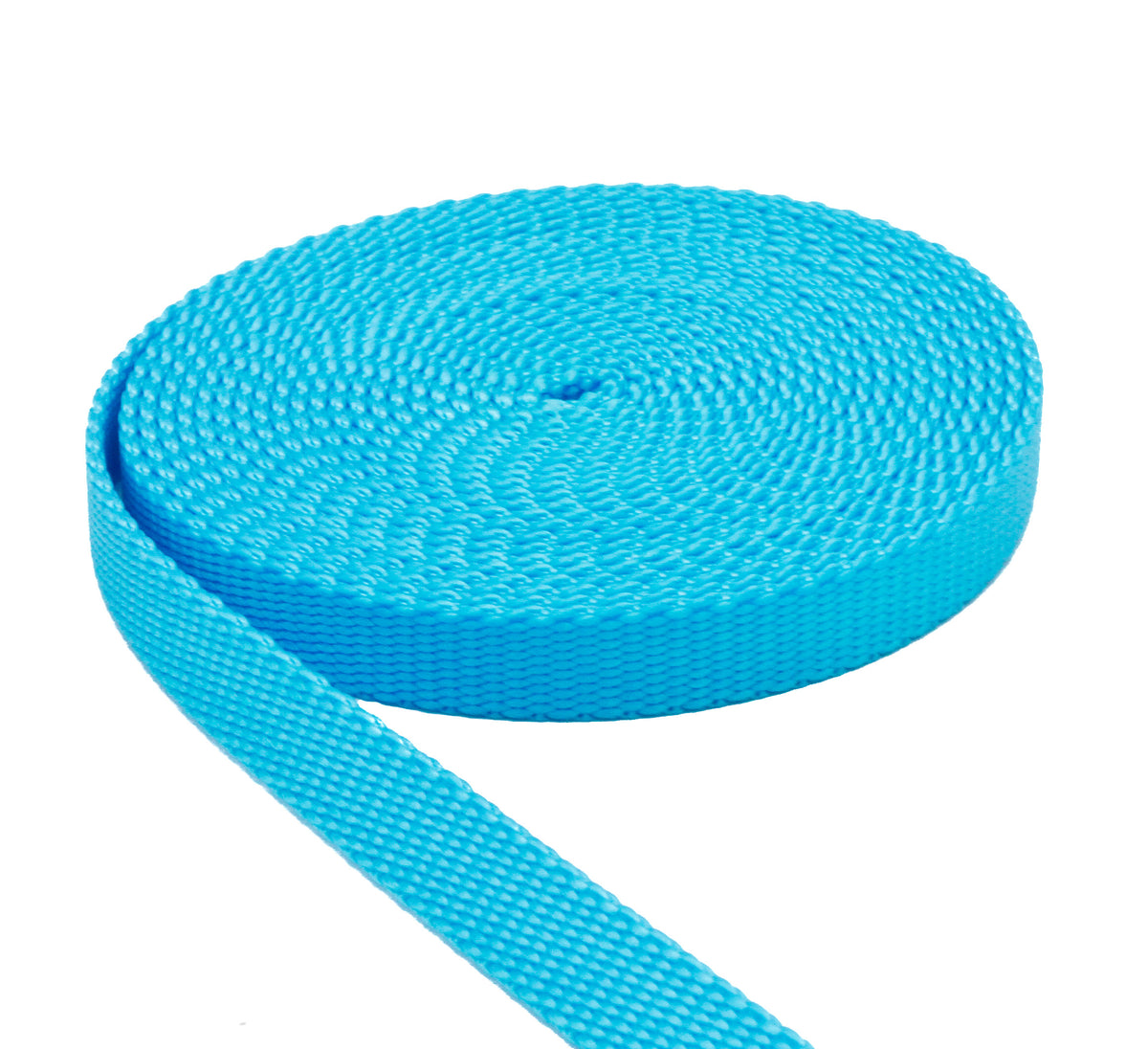 3/8 Inch Turquoise Nylon Webbing - Medium Weight Nylon – Webbing Plus